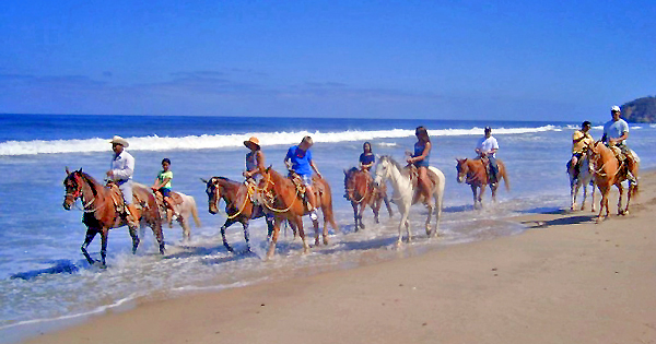 Beach Horseback Riding Tour Puerto Vallarta